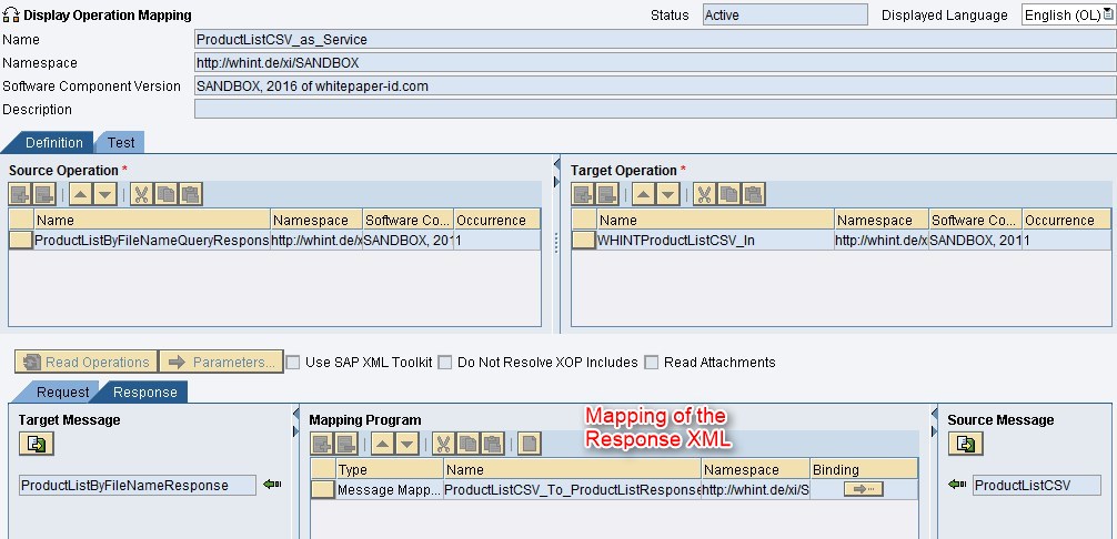 How to expose a CSV file as a Service with SAP PI/PRO – integration ...