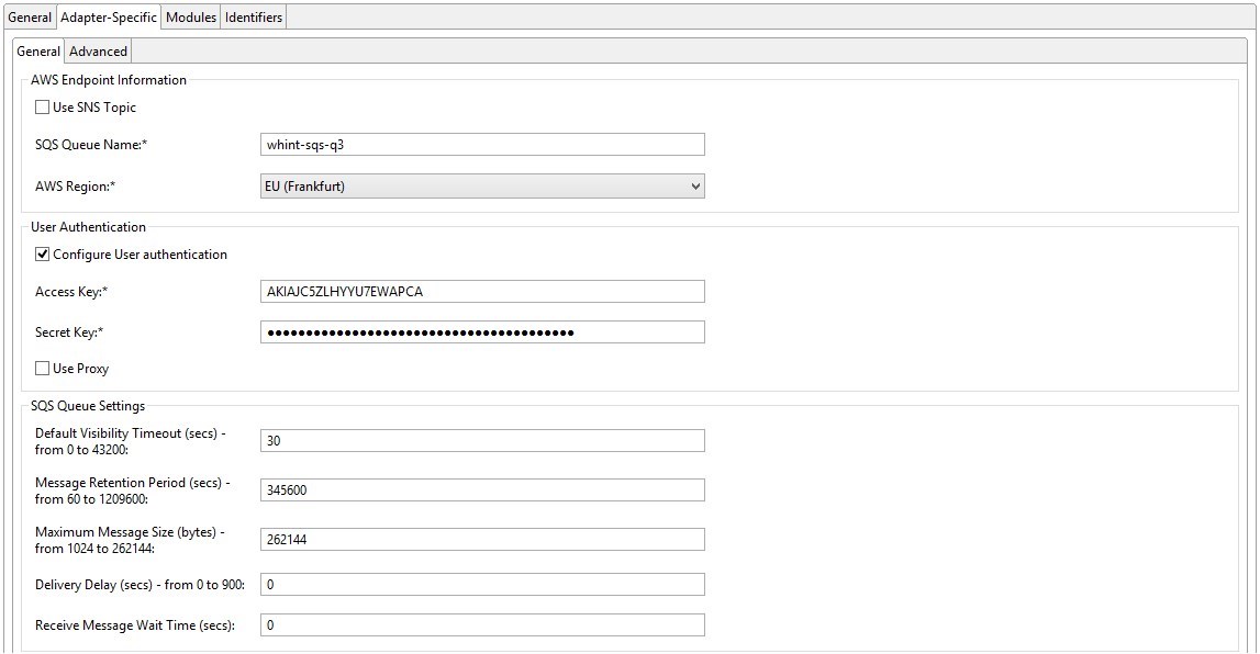 WHINT AWS SQS Adapter (On-Premise) – integration://excellence – The ...