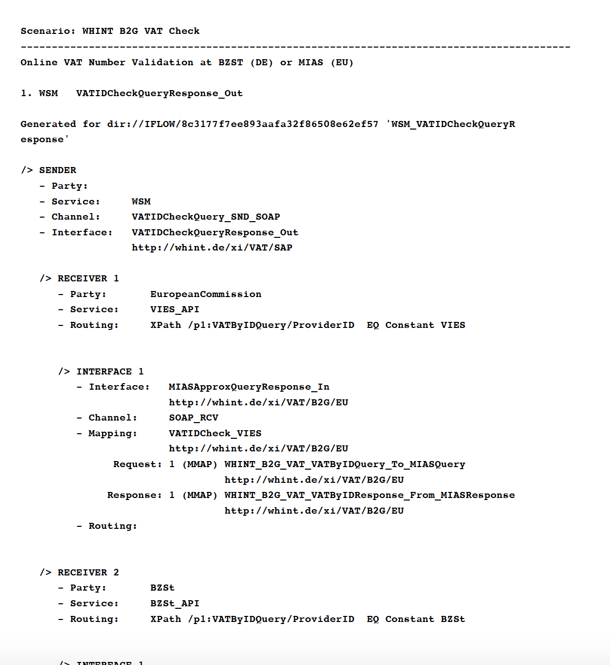 WHINT Interface Documentation for SAP Process Orchestration – integration://excellence – The ...