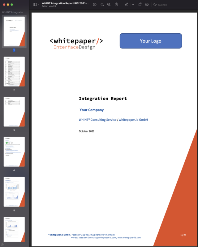 Integration Report – integration://excellence – The blog of Whitepaper ...