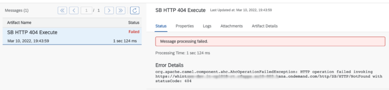 How to handle HTTP Errors and Exceptions in SAP Cloud Integration – integration://excellence ...